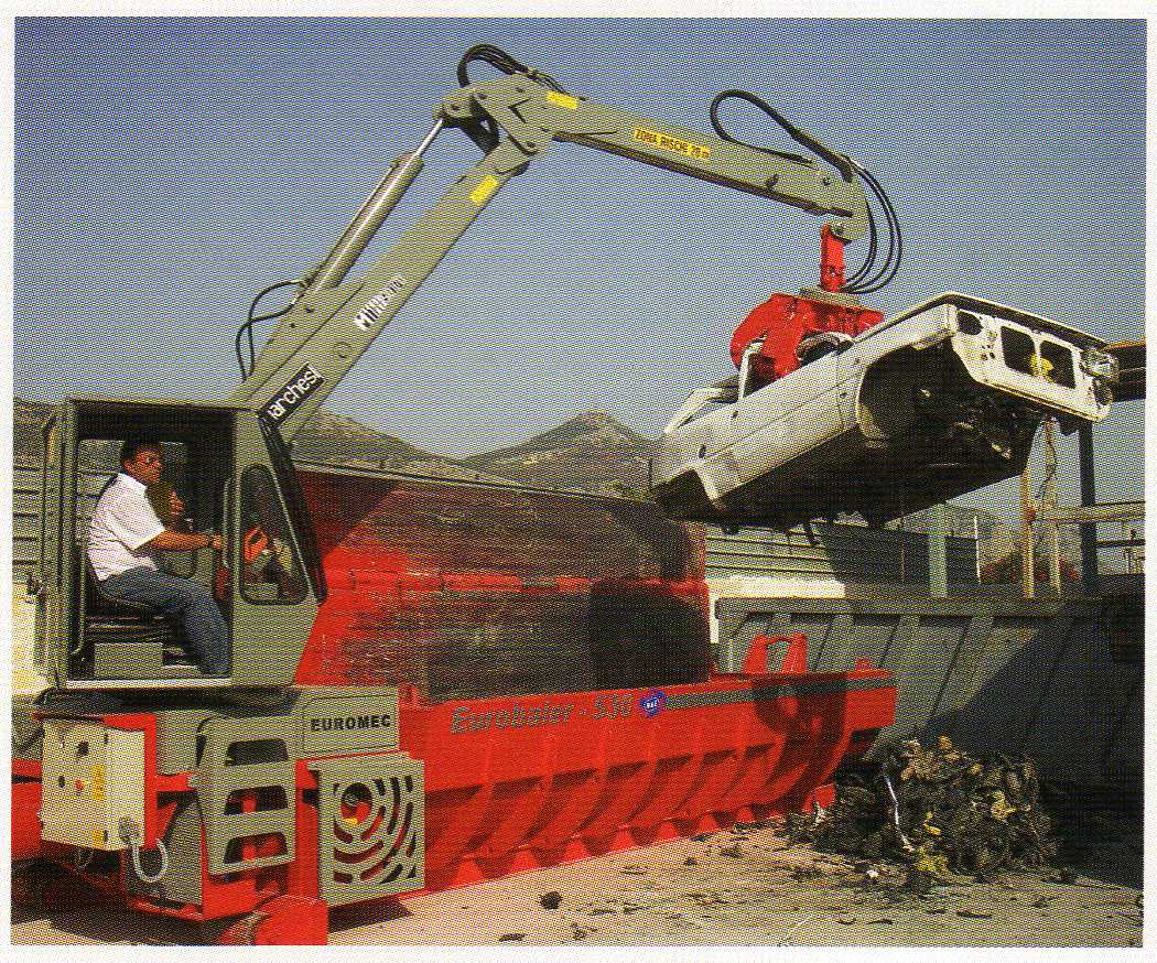 Compactadora chatarra movil